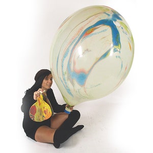 1x Big Cattex **marble Colors** 36-45 Inch Looner Big Latex Balloon - Etsy
