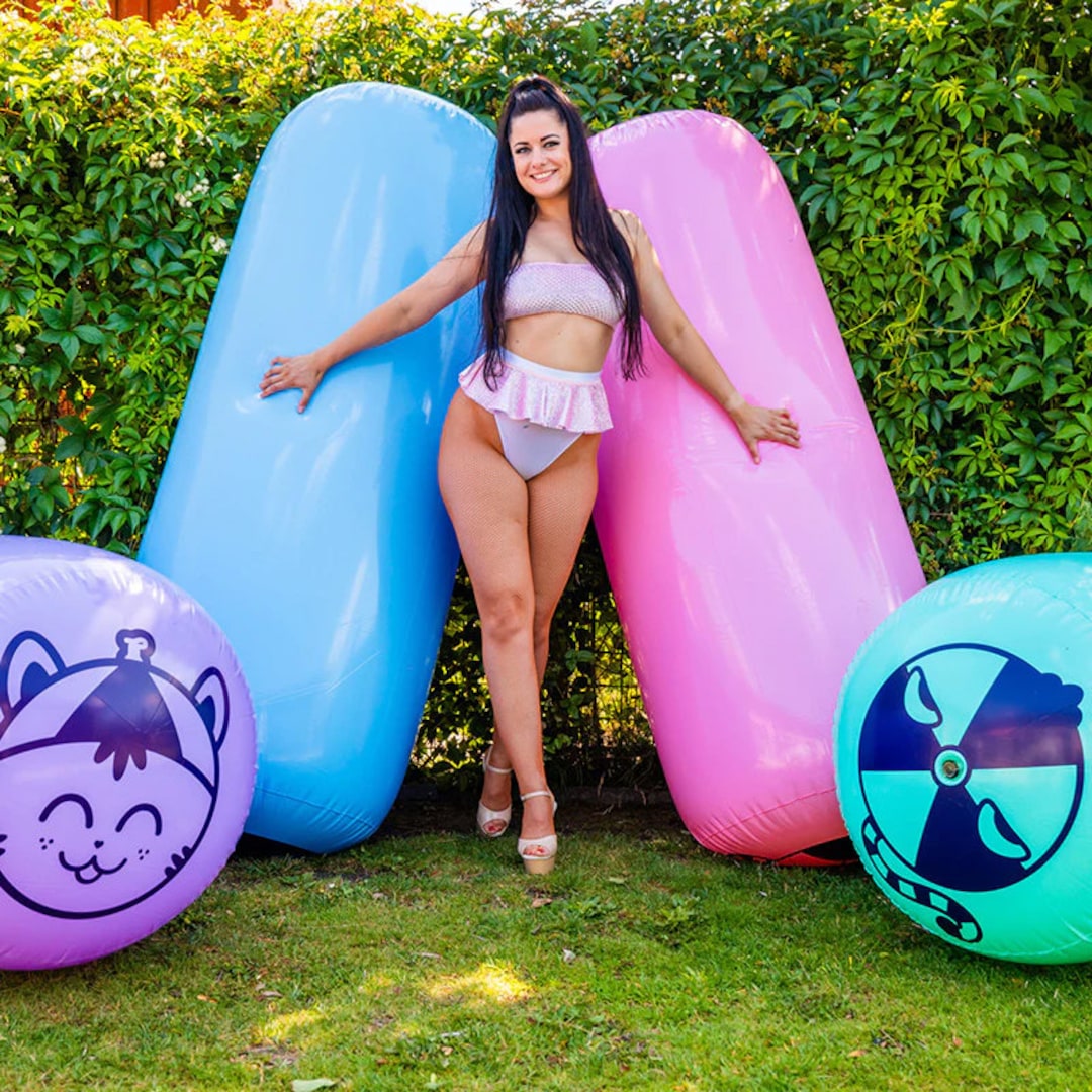 1x Huge Inflatable Ride Pillow 6 Feet 180cm pastel Big Inflatable. - Etsy