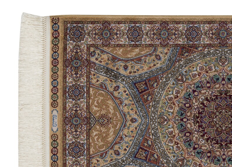 2x3 Organic Carpet, Gold Beige Carpet, Gold Silk Carpet, 2x3 Turkish ...