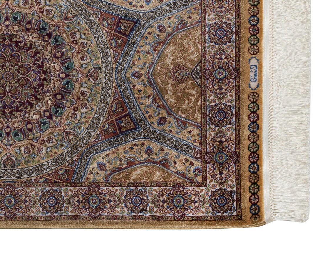 2x3 Organic Carpet, Gold Beige Carpet, Gold Silk Carpet, 2x3 Turkish ...