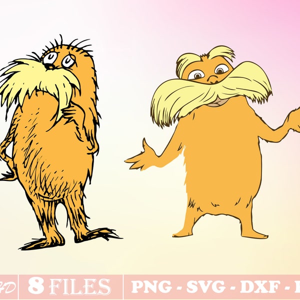 Lorax Svg - Etsy
