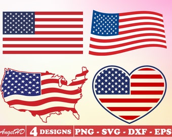 American Flag Cricut - Etsy