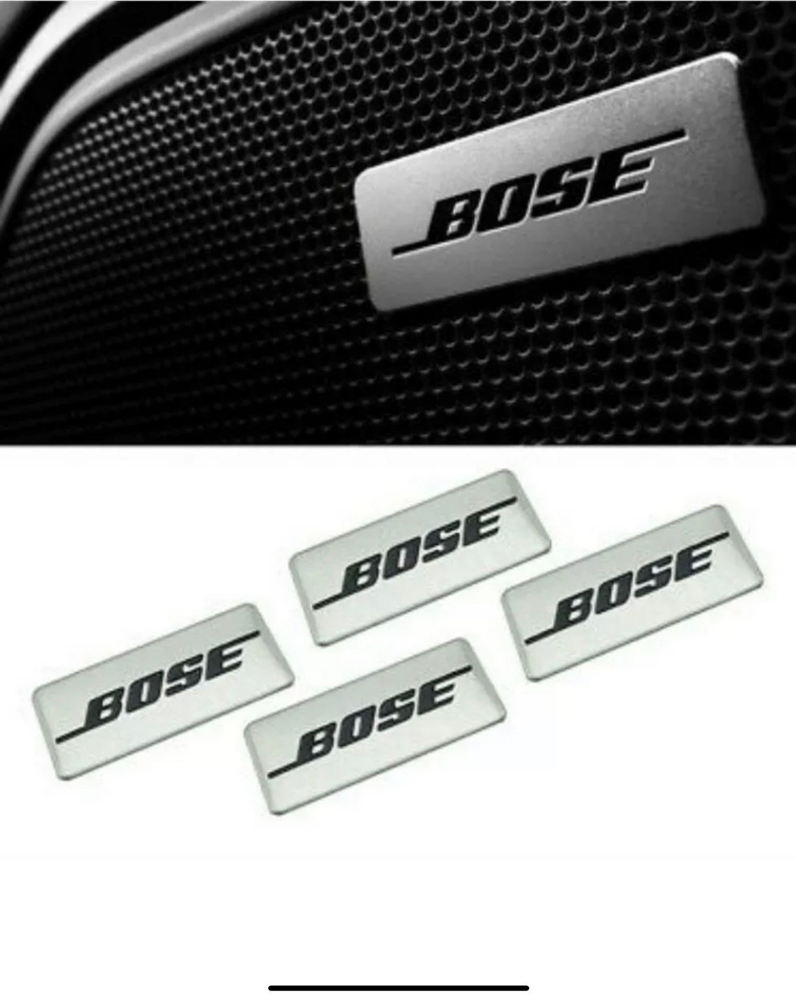 4x Bose Sticker Logo for Aluminum Speakers - Etsy