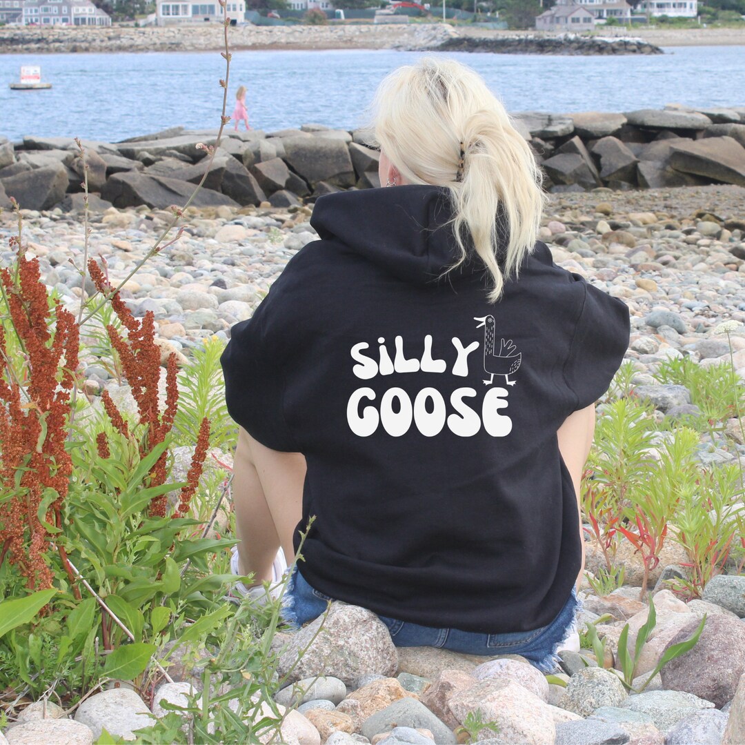 Silly Goose Hoodie, Silly Goose Sweatshirt, Oversized Hoodie, Trendy ...