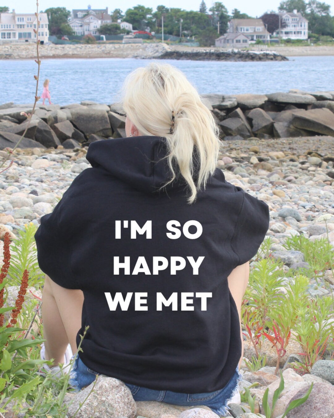 I Am so Happy We Met Hoodie, Unisex Hoodie, Happy - Etsy