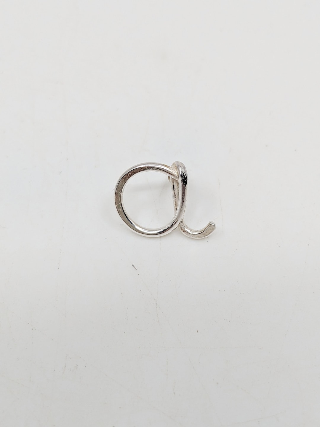 Silver Lower Case Letter Pin, Alphabet Pin Brooch, Handcrafted Letter ...