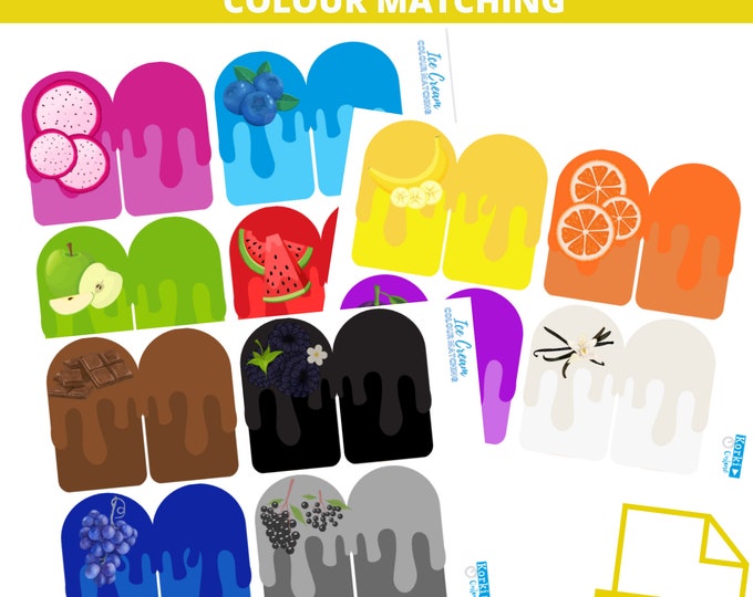 Ice Cream Color Wheel for Kids, Color Combinations Made Fun and Easy ...
