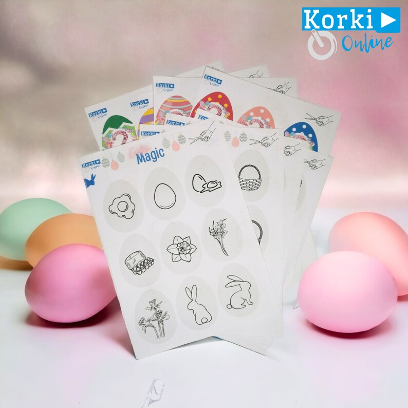 Printable Easter Egg Flashlight Reveal Guessing Card Game, Easter ...