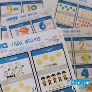 Counting Activity, Numbers 1 to 10, Printable Activities, Homeschool ...