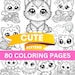 Cute Kittens Coloring Pages, 80 Printable Kitten Coloring Pages for ...