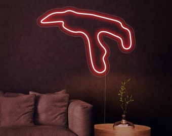 F1 Neon Track Sign - Etsy