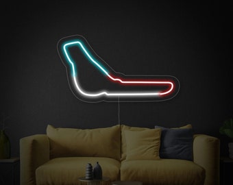 F1 Neon Track Sign - Etsy