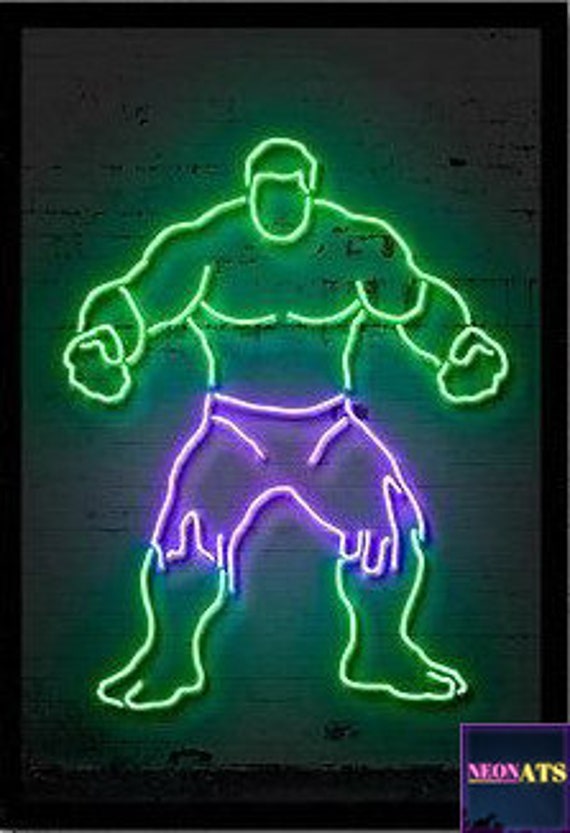 Hulk Neon Sign / Home Decor / Birthday Gift / Wall Decor Light - Etsy
