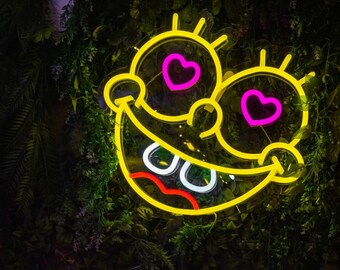 Sponge Bob Neon Sign - Etsy