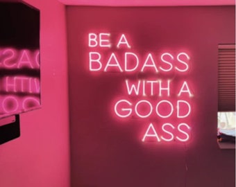 Bad Ass Sign - Etsy