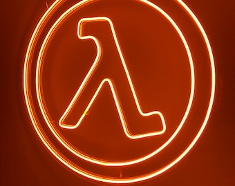 Neon Sign Half Life - Etsy