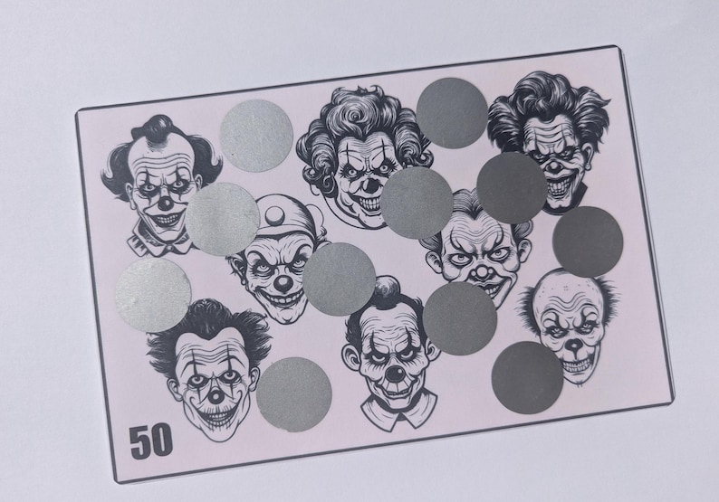 Scary Clown Savings Challenge - Etsy