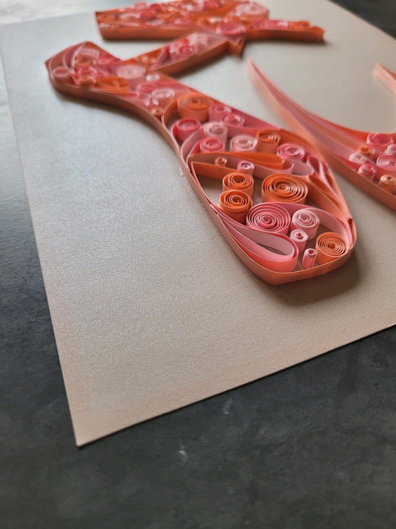 Quilled Ballet Shoes Art: 3D Paper Filigree, Framed Wall Art (8x10) - Etsy