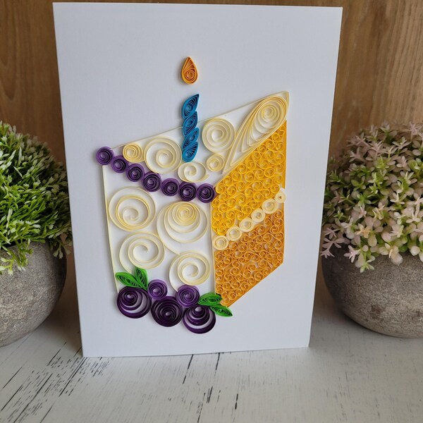 Quilled Birthday Cards - Etsy