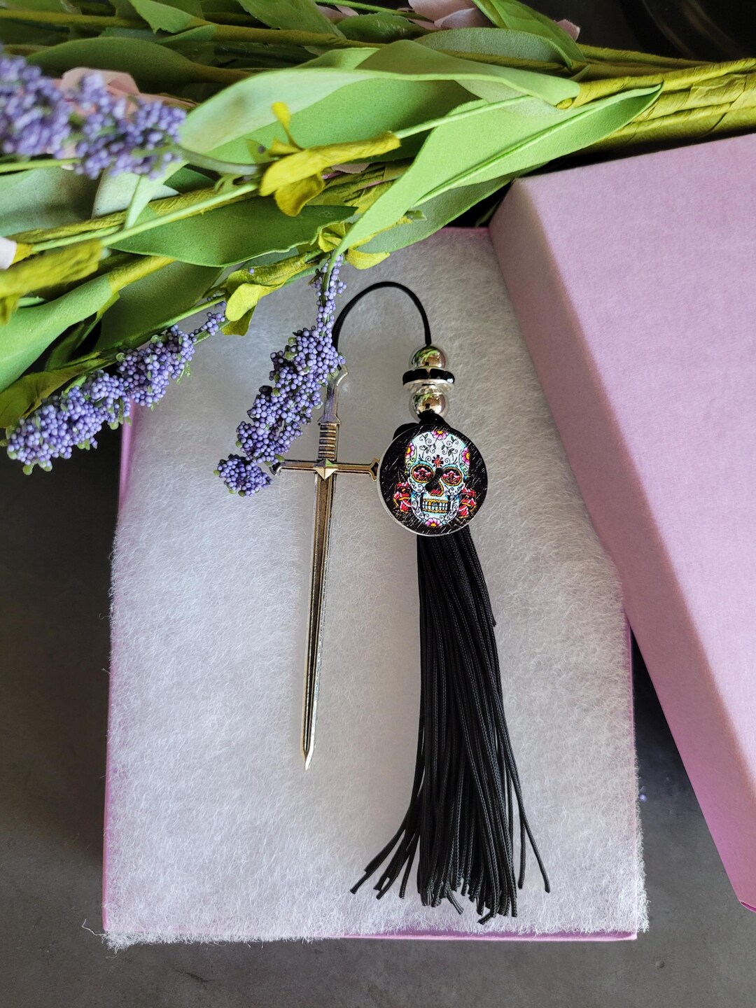 Metal Bookmark | Sword Bookmark | Knights Colors Tassels | Book Lover ...