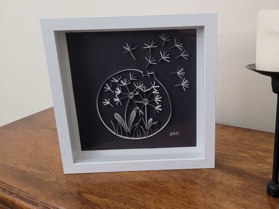 Dandelion Wishes Paper Quilled Art Piece | Paper Craft | Quilling ...