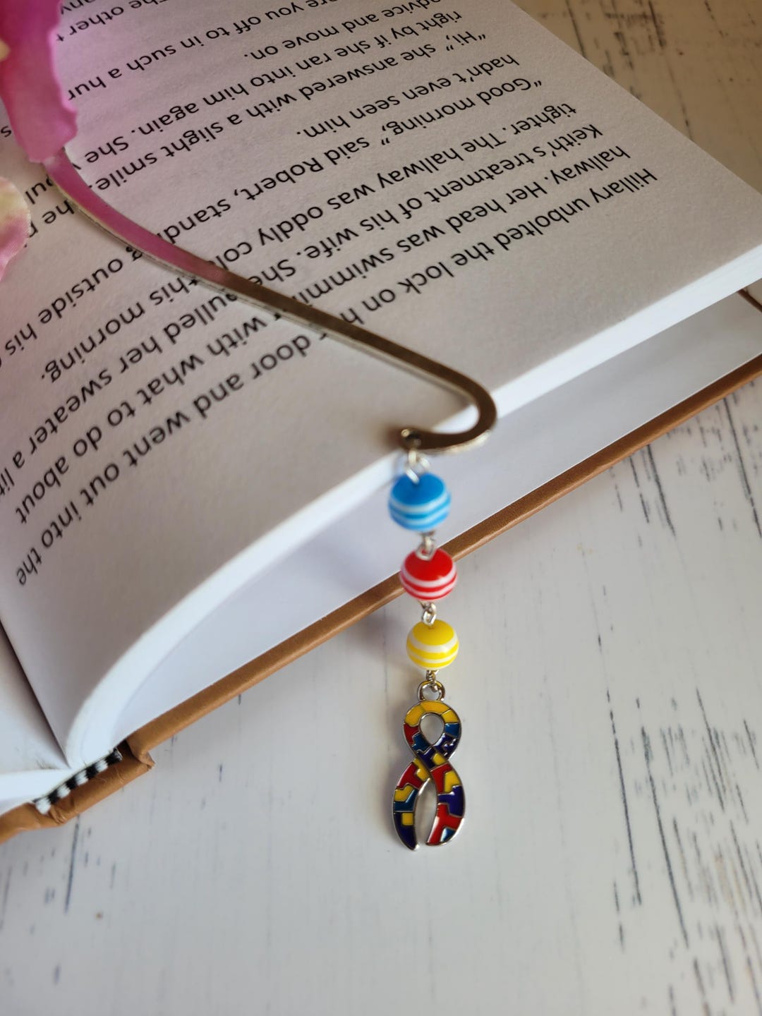 Metal Bookmarks | Autism Awareness Ribbon Gift | Neuro Diversity ...