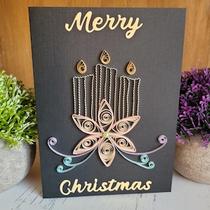 Quilled Christmas Card | Paper Craft | Snowman Card | Quilling | Blank ...