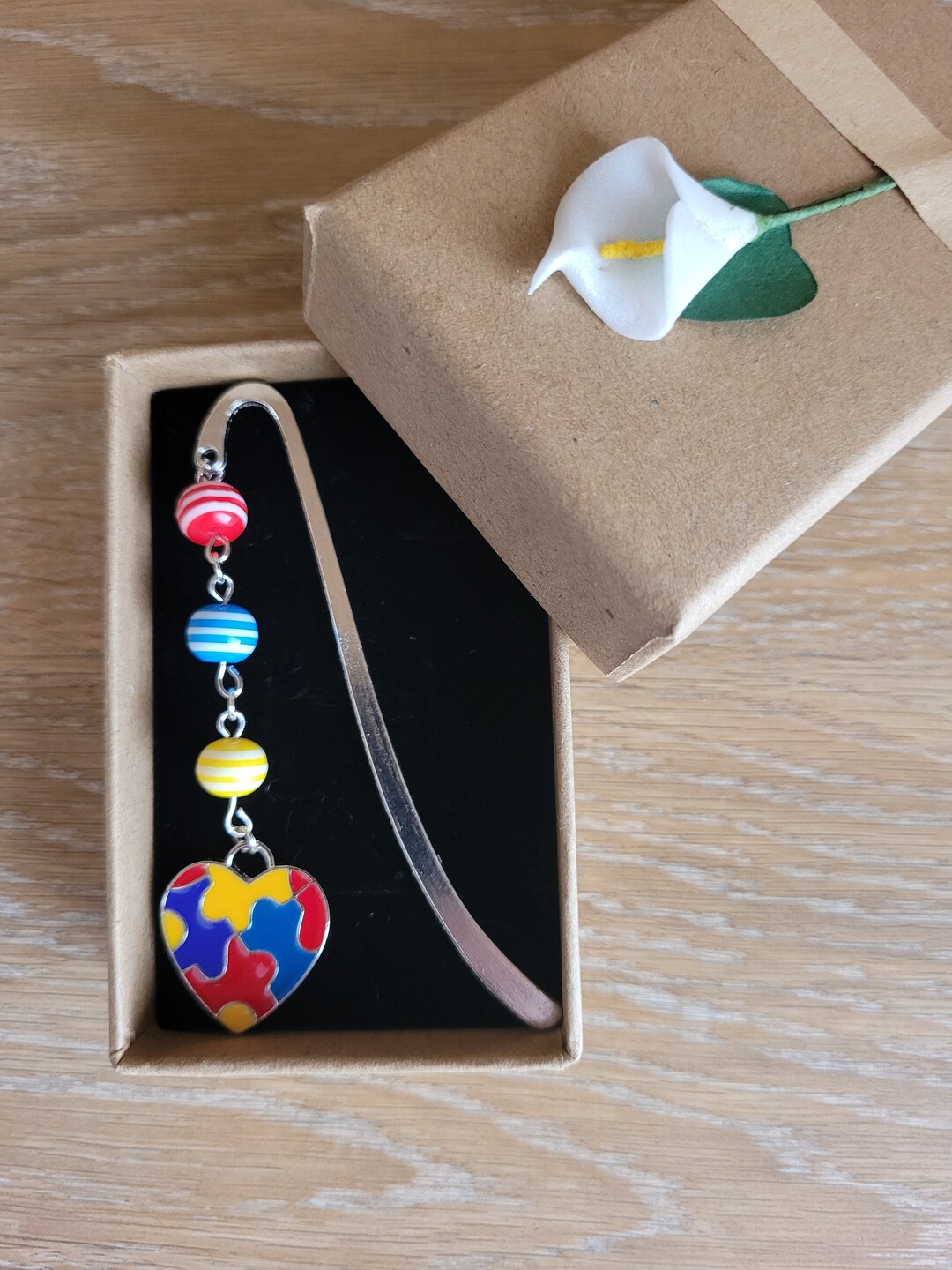 Metal Bookmarks Autism Awareness Ribbon Gift Neuro - Etsy