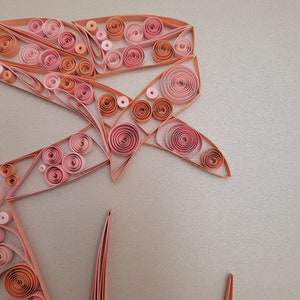 Quilled Ballet Shoes Art: 3D Paper Filigree, Framed Wall Art (8x10) - Etsy