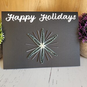Quilled Christmas Card | Paper Craft | Snowman Card | Quilling | Blank ...