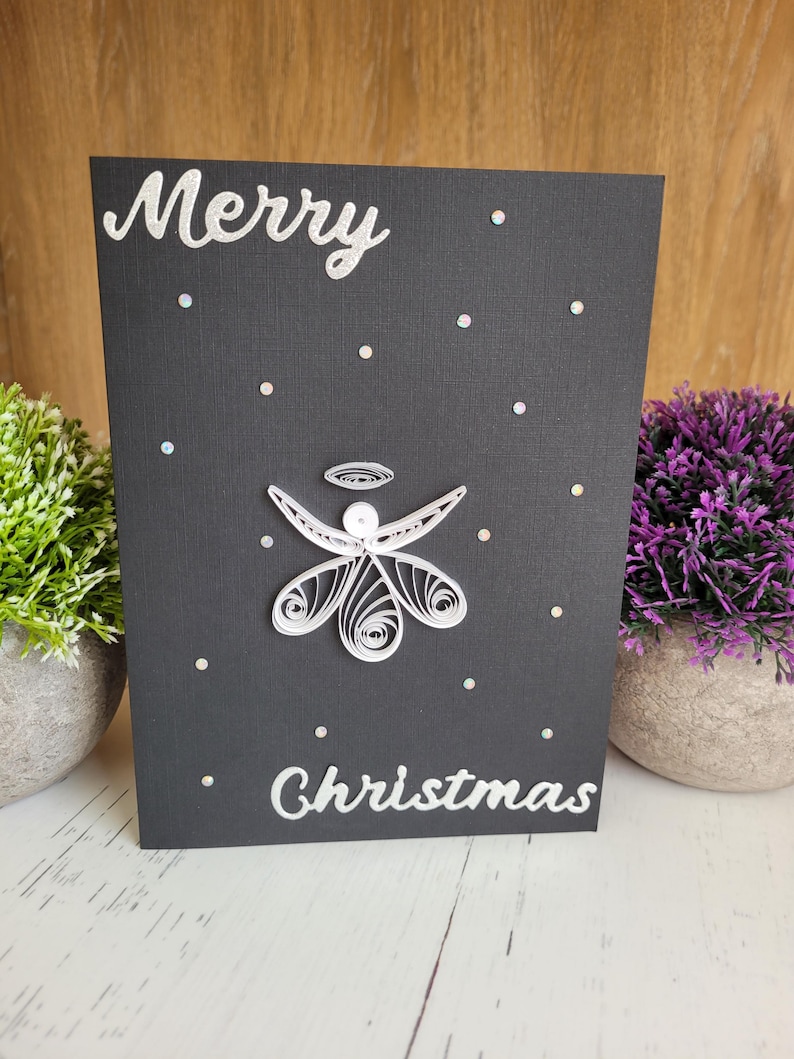 Quilled Christmas Card | Paper Craft | Snowman Card | Quilling | Blank ...