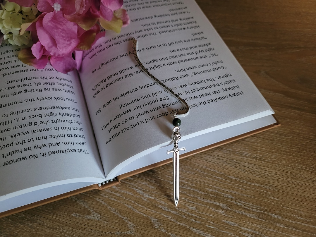Metal Bookmarks Sword Bookmark Filigree Hook Unique Fantasy Bookish ...