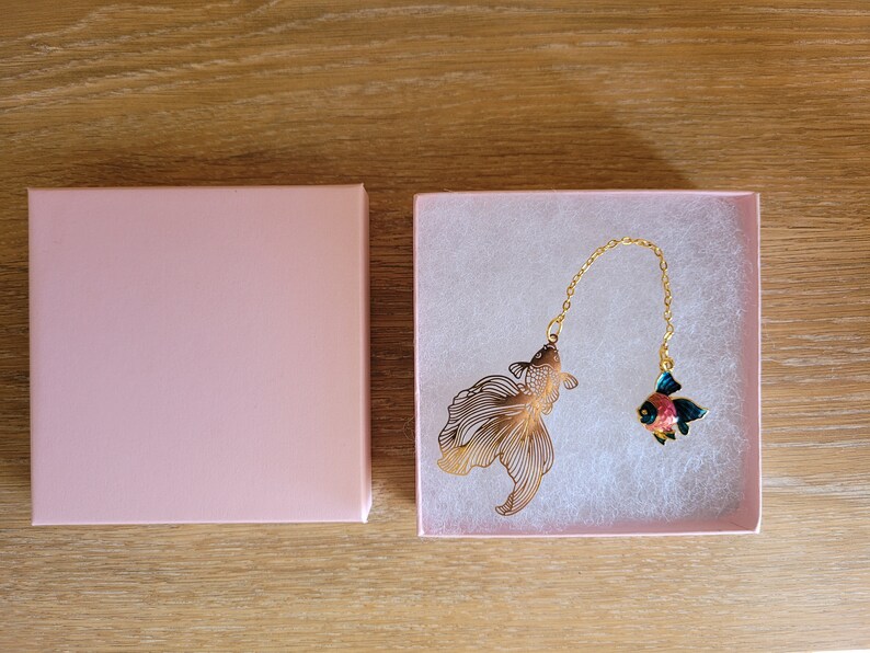 Metal Bookmarks Koi Fish Goldfish Fish Charm Unique - Etsy
