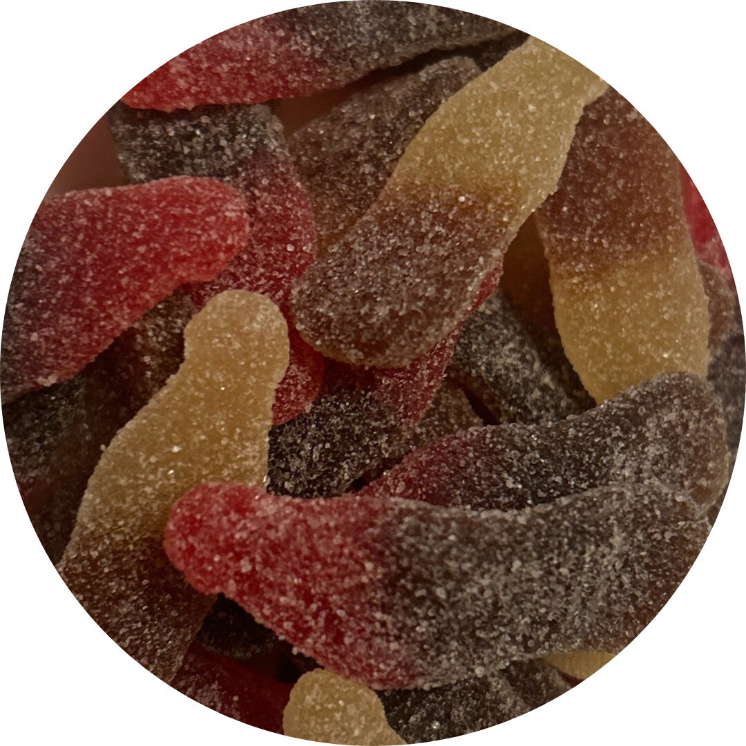 Classic Cola and Cherry Cola Bottles Mix - Etsy