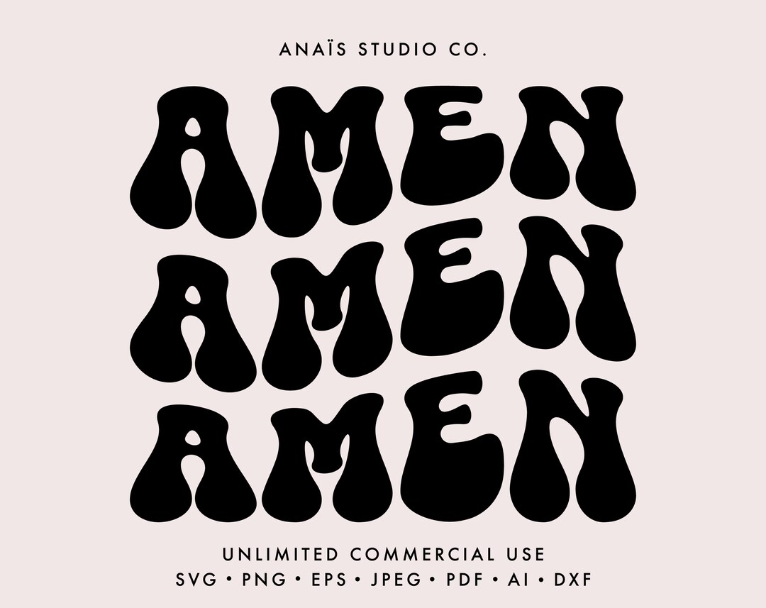 Amen Svg Png, Christian Svg, Religious Faith Svg, Easter Svg, Jesus Svg ...