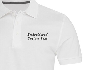Custom Embroidered Polo Shirt - Etsy