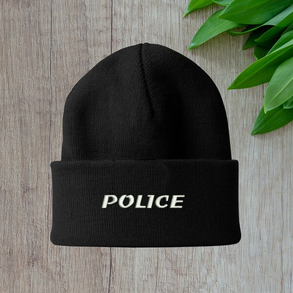 Police Beanie - Etsy