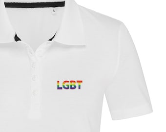 Lgbt Pride Polo Shirt - Etsy