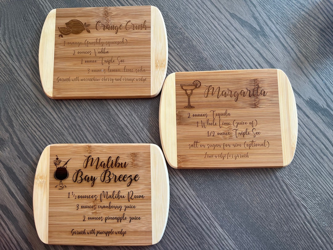 Cocktail Cutting Boards - Etsy