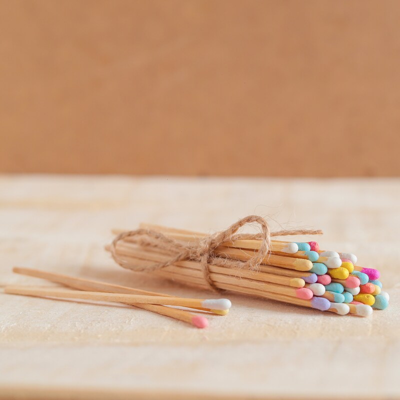 Coloured Matches - Etsy UK