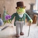 Dandy Frog Outfit Сrochet Pattern - Etsy