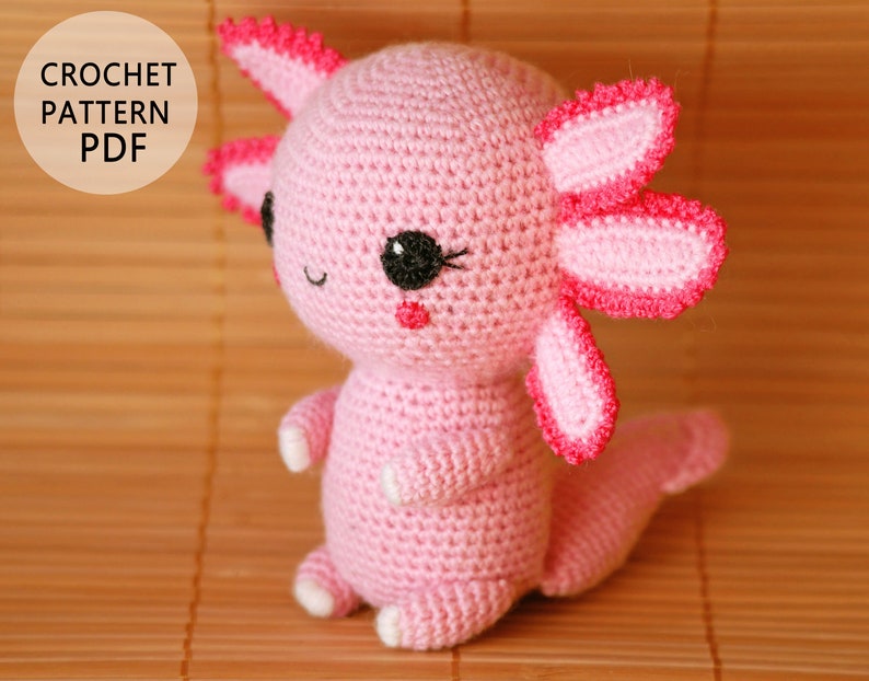 Axolotl Crochet Pattern | Etsy