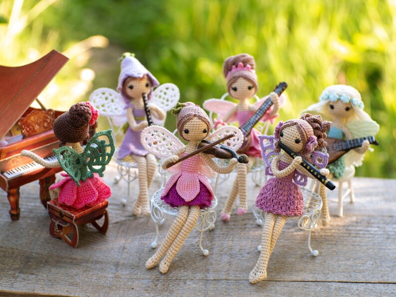 Wild Rose Fairy Doll Crochet Pattern - Etsy