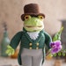 Dandy Frog Outfit Сrochet Pattern - Etsy