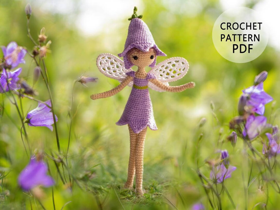 Bluebell Fairy Doll Crochet Pattern - Etsy