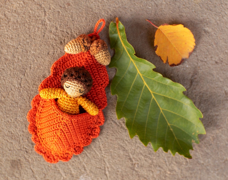 Crochet Doll Pattern Acorn Baby Fairy Amigurumi - Etsy
