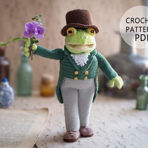 Dandy Frog Outfit Сrochet Pattern - Etsy