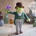 Dandy Frog Outfit Сrochet Pattern - Etsy