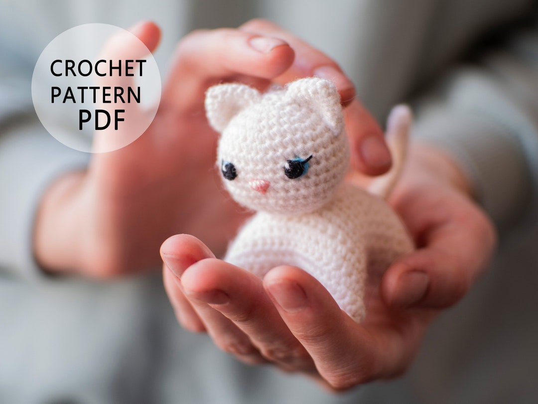 Cat Crochet Pattern Easy Amigurumi Kitten Pattern Luna the Kitty - Etsy