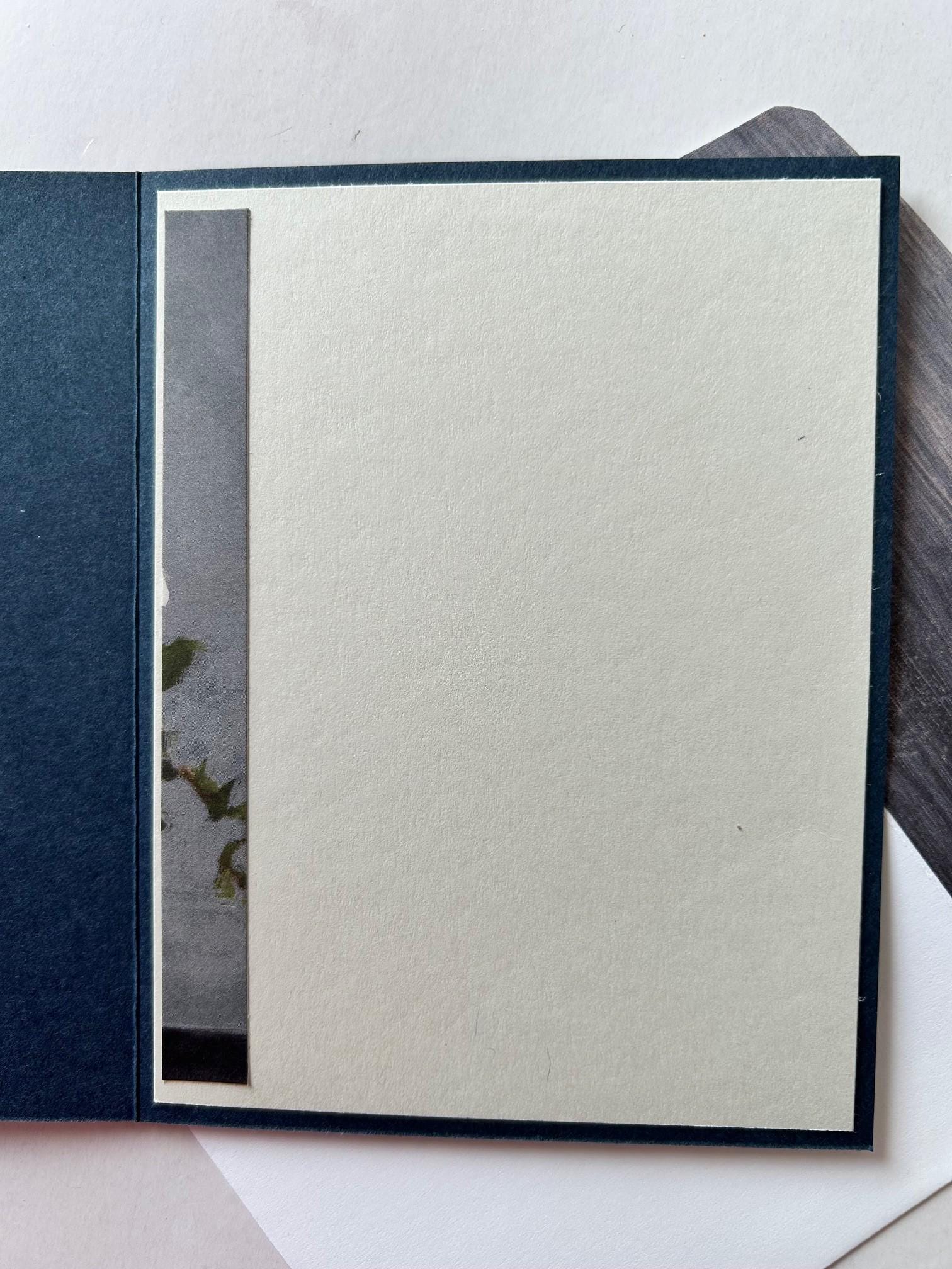 Blank Floral Note Cards, Handcrafted, Layered Designer Paper, 3D ...